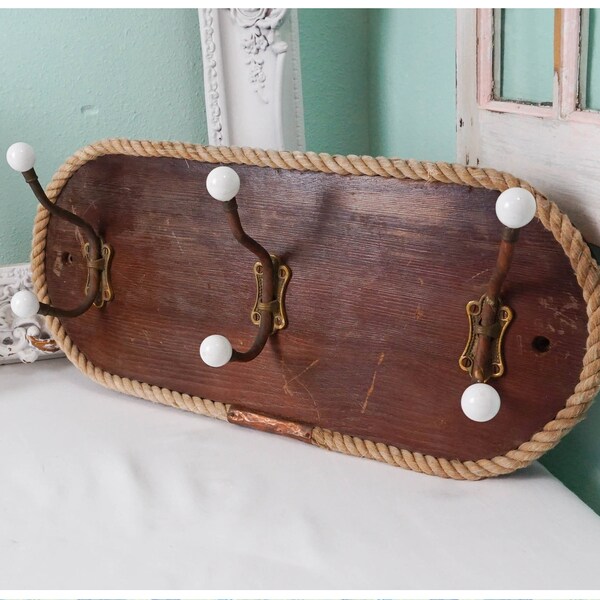 Rustic Coat Rack Rope - Etsy