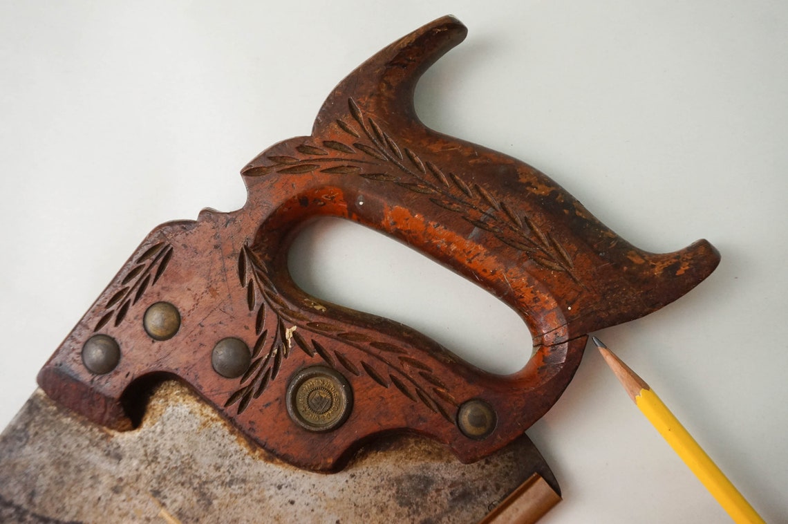 Rare Henry Disston & Sons 1911 Lightweight D-20 Skew Back Hand | Etsy