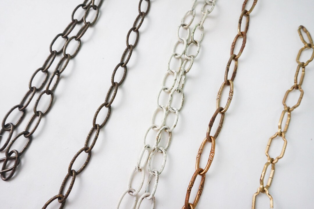 Choose a Piece of Vintage Lamp Chain / Various Lengths and Styles - Etsy