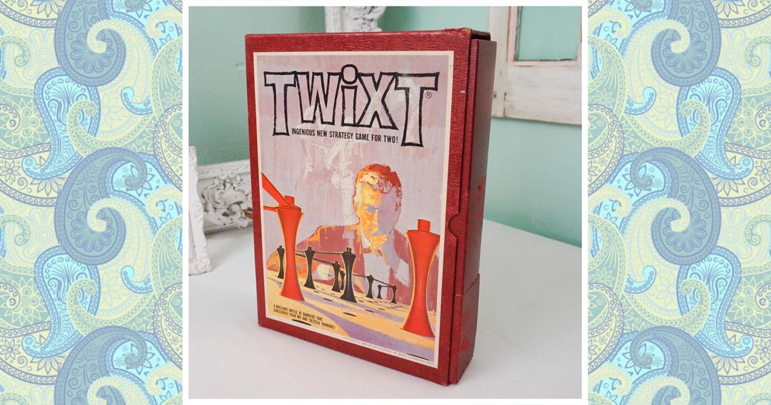 Twixt 1962 3M Bookshelf Board Game / Vintage Family Game Night / 1960s ...