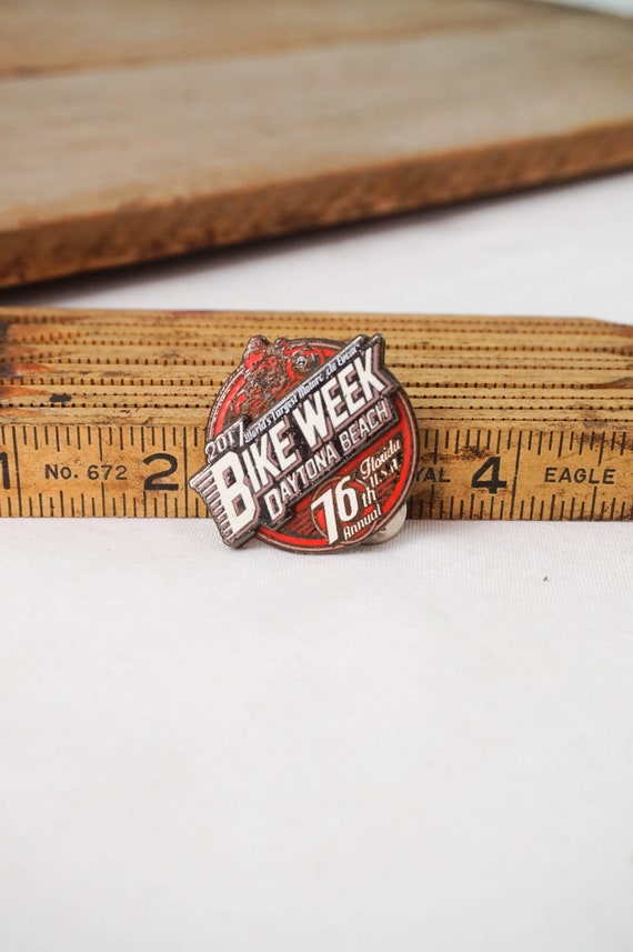 Official Bike Week Commemorative Pin / Daytona Beach … - Gem
