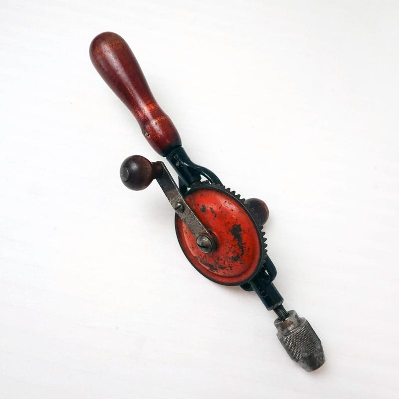 Antique Hand Crank Drills - Etsy