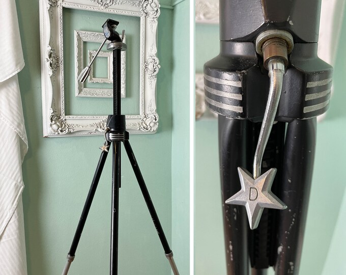 Mid Century Star D Tripod / Atomic Hollywood Glam Cinema Era / Vintage ...