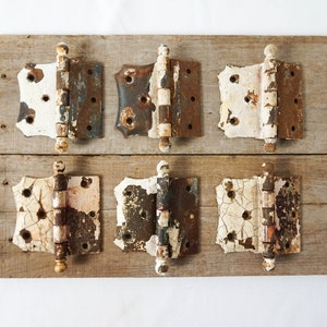 Pair of TWO or ONE Single Heavy Butterfly or Bat Wing Door Hinges ...