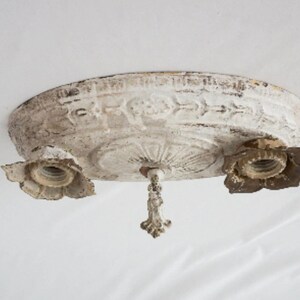 ONE Gothic Victorian Pressed Metal Ceiling Canopy / Vintage Castle ...