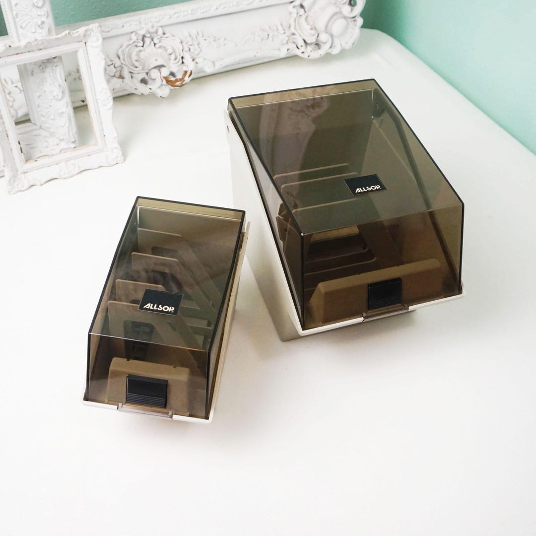 Choose Large or Small Floppy Disk Computer File ALLSOP Storage Box ...