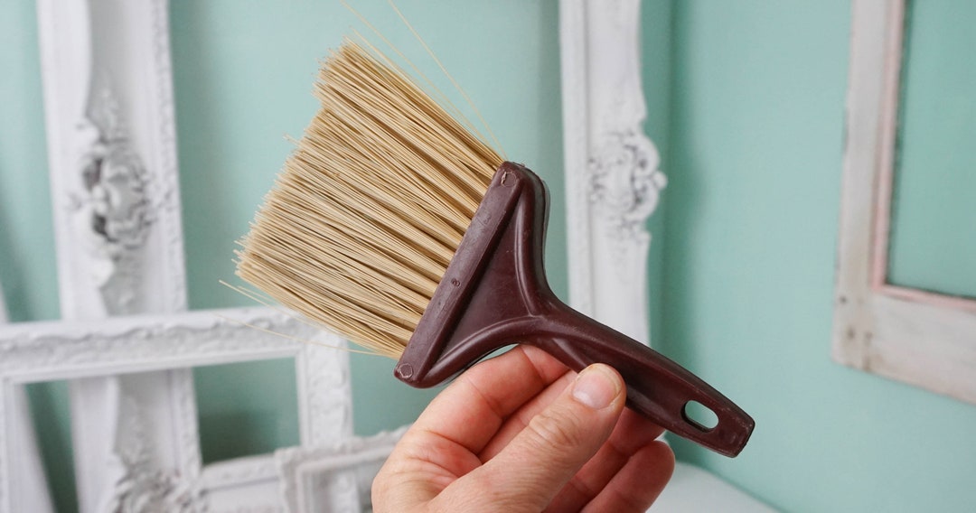 Small Plastic Whisk Broom / Vintage Cleaning Tool / Retro Garage Work ...