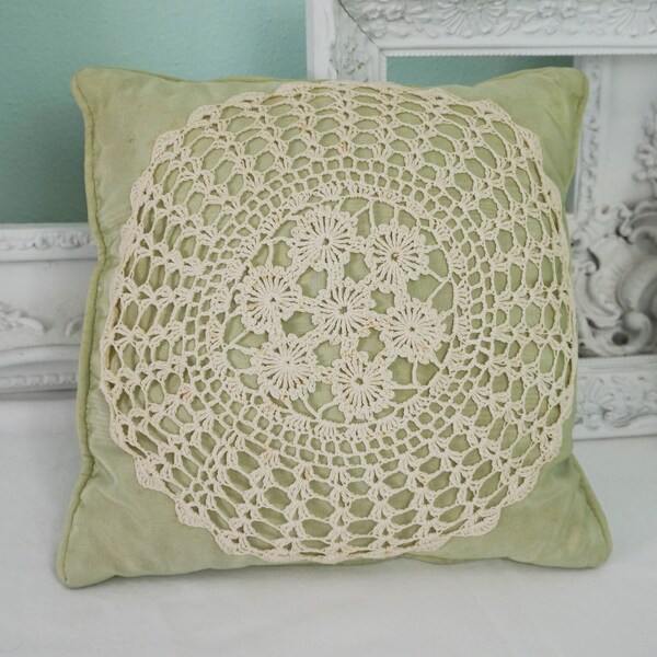 Doily Pillow - Etsy