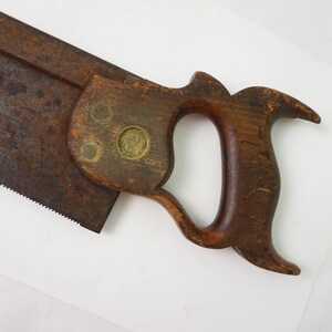 1800s Warranted Superior Back Saw Pat 1867 / Small Antique Disston Hand ...