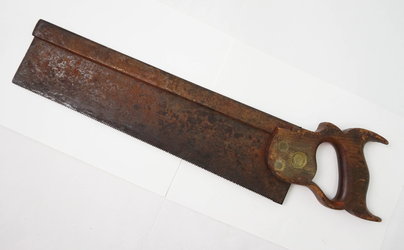1800s Warranted Superior Back Saw Pat 1867 / Small Antique Disston Hand ...