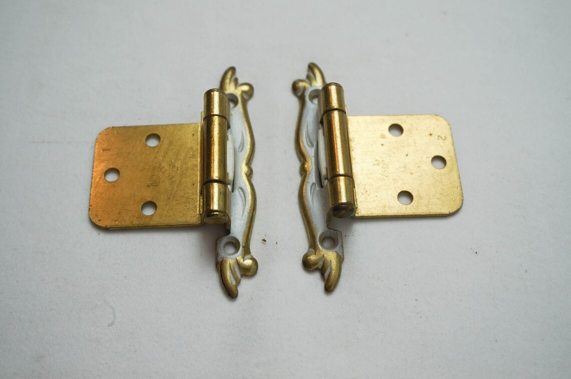 Pair of TWO 2 French Provincial Decorative Cabinet Hinges / - Etsy