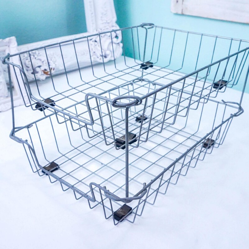 Wire File Basket - Etsy
