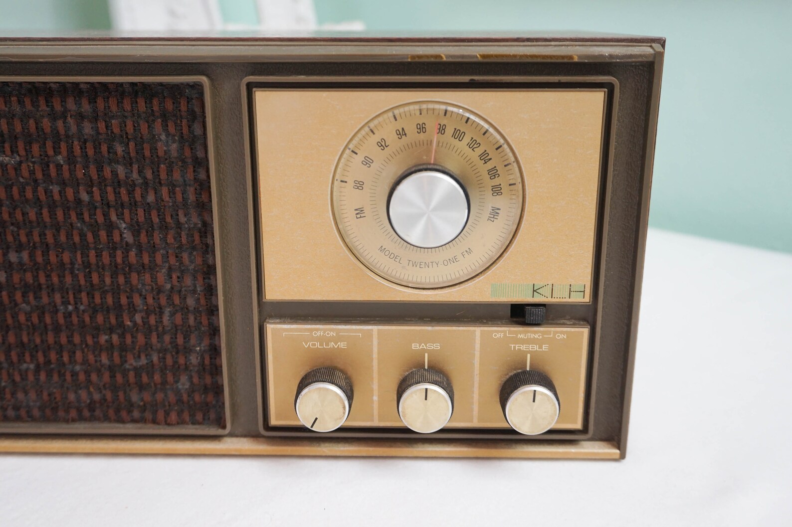 KLH Twenty One 21 Small Stereo Radio With Wood Cabinet / - Etsy