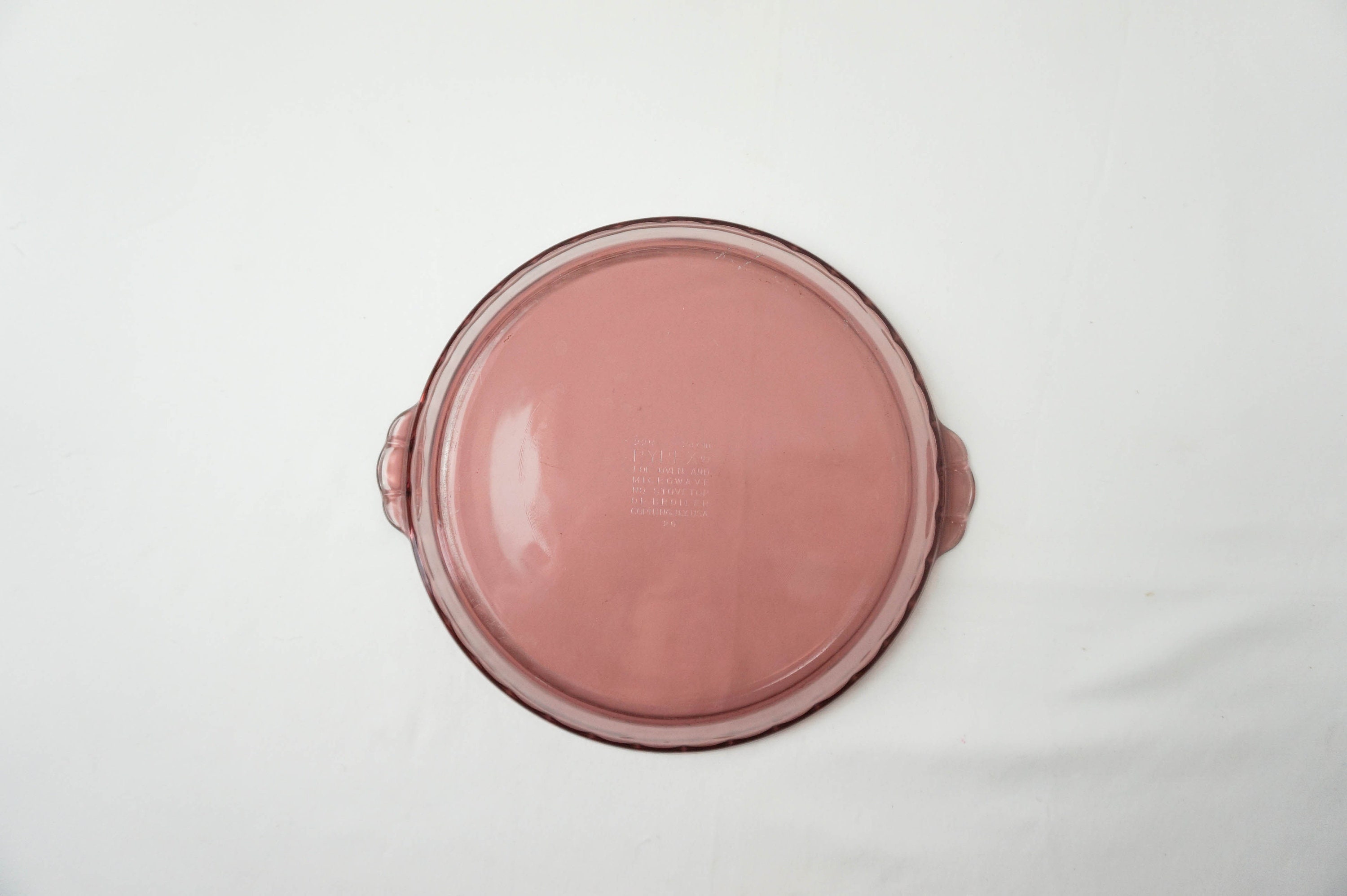 Vintage Pyrex Cranberry Purple Pie Plate / 70s Kitchen Serving | Etsy