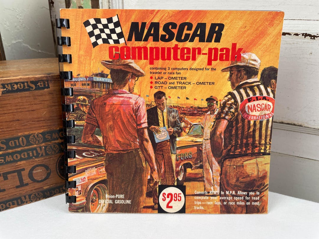 NASCAR Computer-pak Lap-ometer / Vintage Mechanic Gift / Auto Racing ...