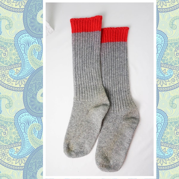 Grey Wool Socks - Etsy