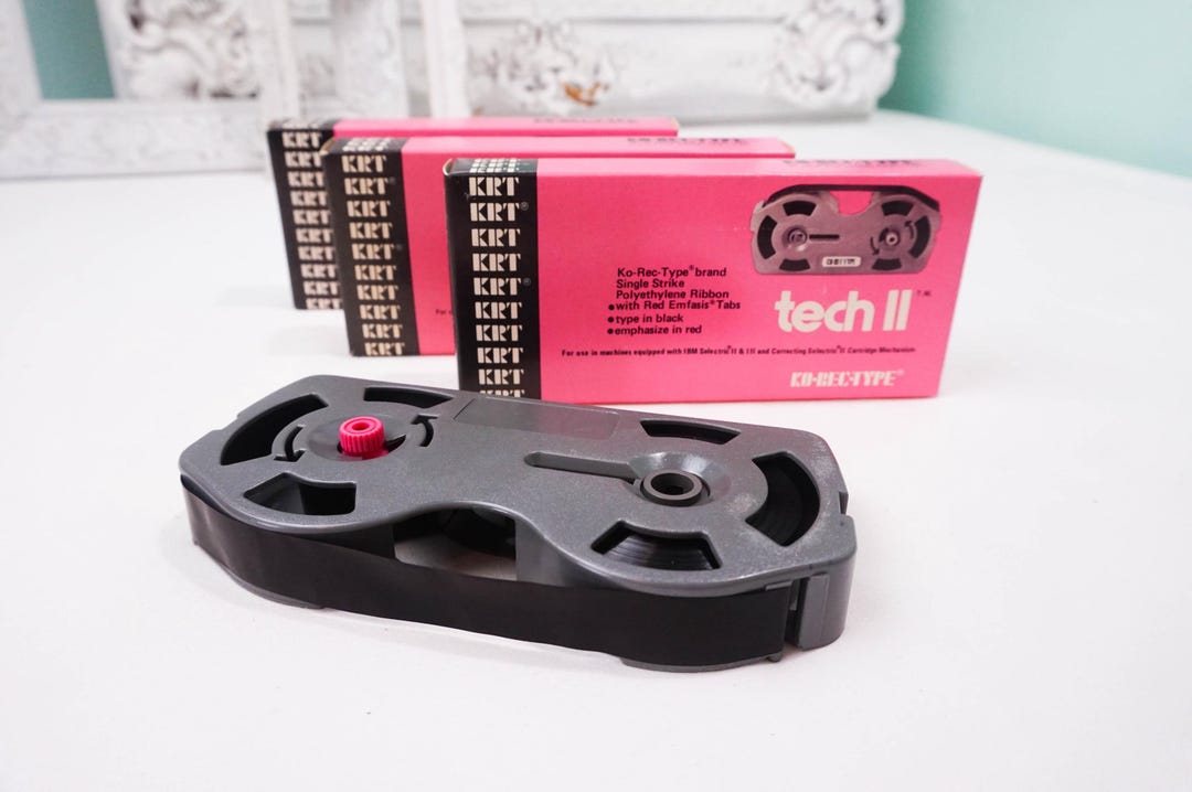 Typewriter Ribbons Tech II Korrectype Single Strike Polyethylene Ribbon ...
