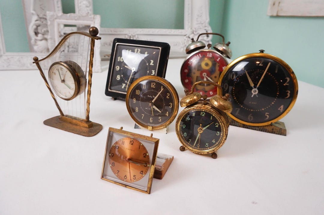 Choose ONE Small Antique Clock From This Assortment / Vintage ...