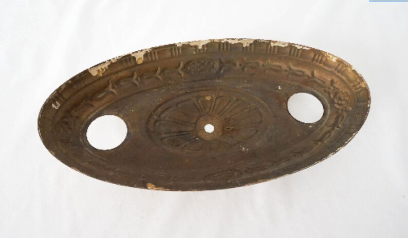 ONE Gothic Victorian Pressed Metal Ceiling Canopy / Vintage - Etsy