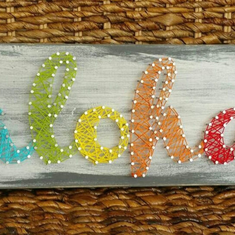 Vintage String Art - Etsy