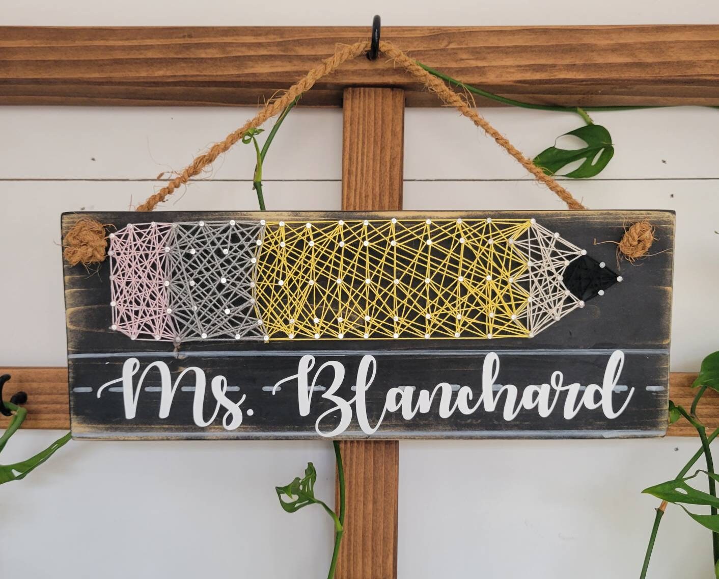 Custom Teacher String Art Gift - Etsy