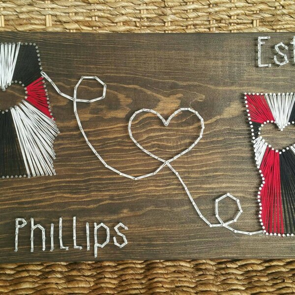 Two State String Art - Etsy