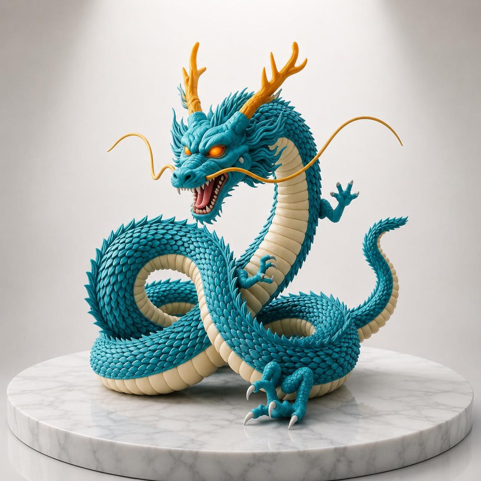 Fichier STL détaillé de dragon • Modèle 3D fantastique, figurine de ...