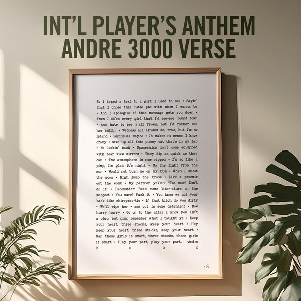 Rap Lyrics Wall Art - Etsy
