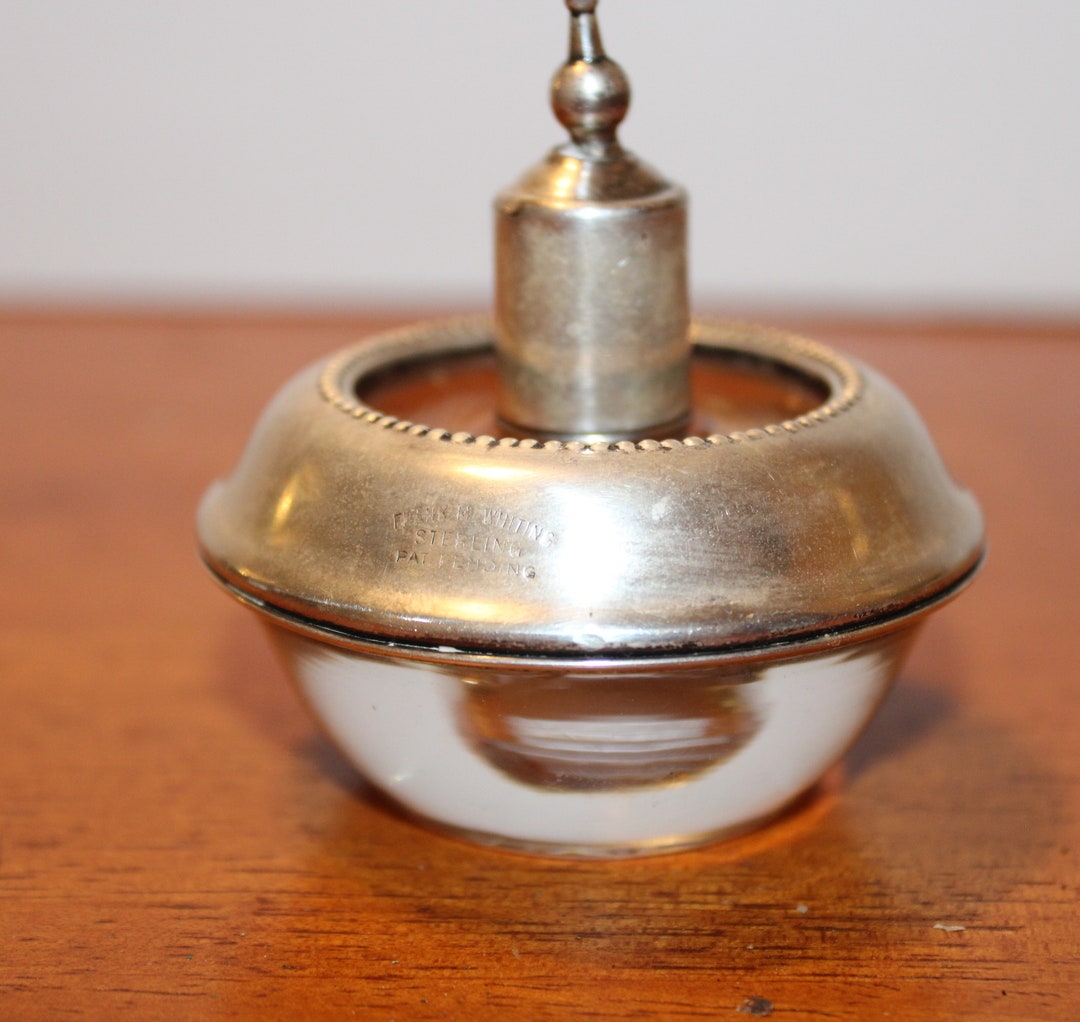 Frank Whiting Sterling Silver Glass Table Top Lighter - Etsy