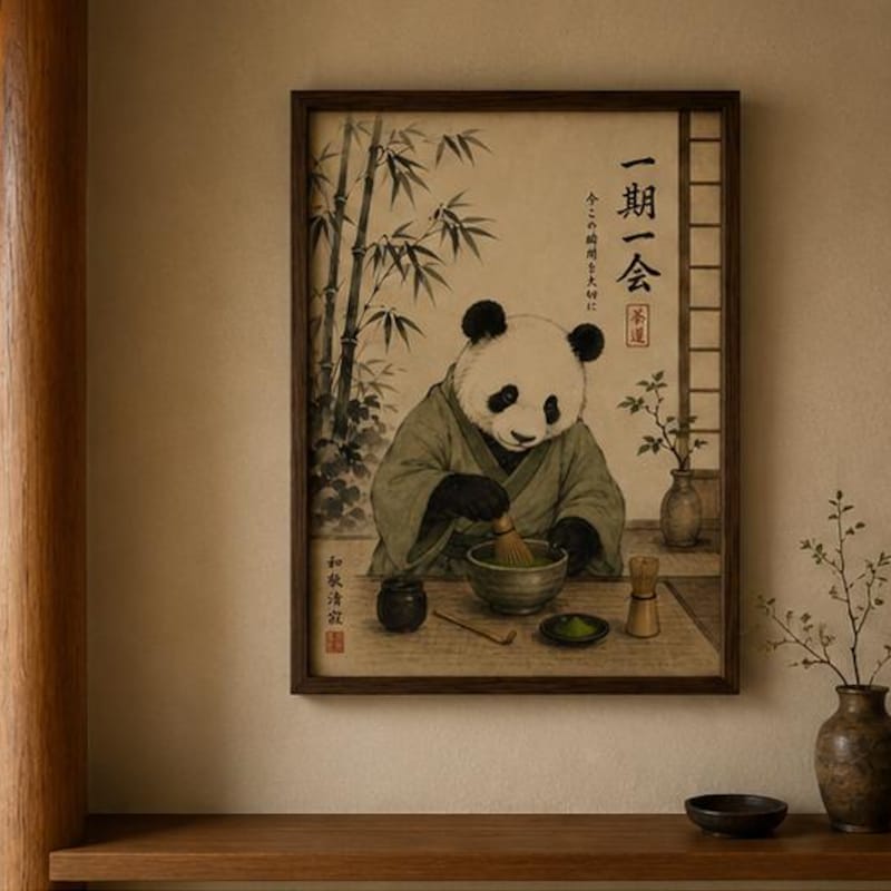 Matcha Print Wall Art - Etsy
