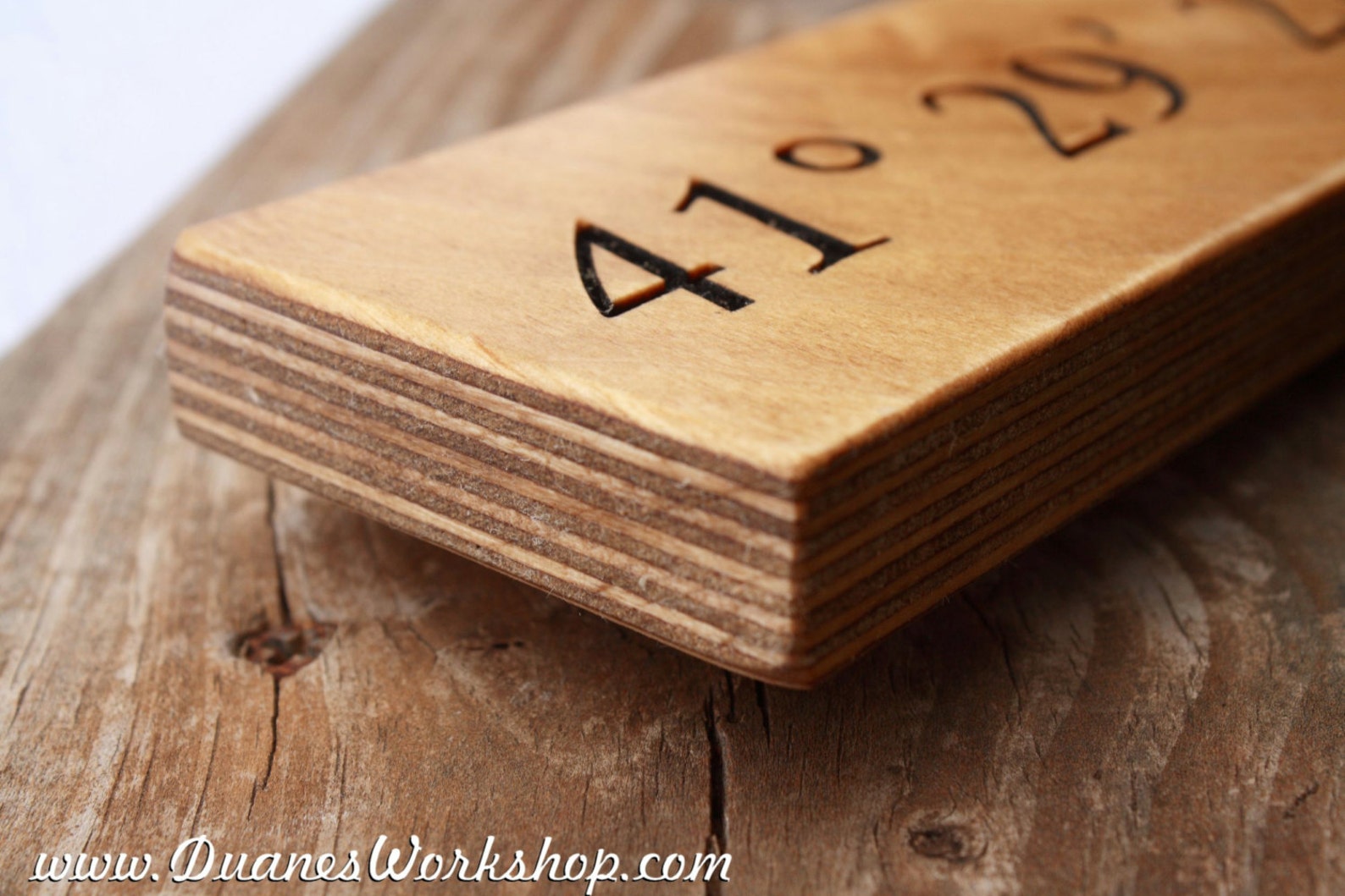 Longitude Latitude Hand Made Coordinate Board Coordinate Sign - Etsy