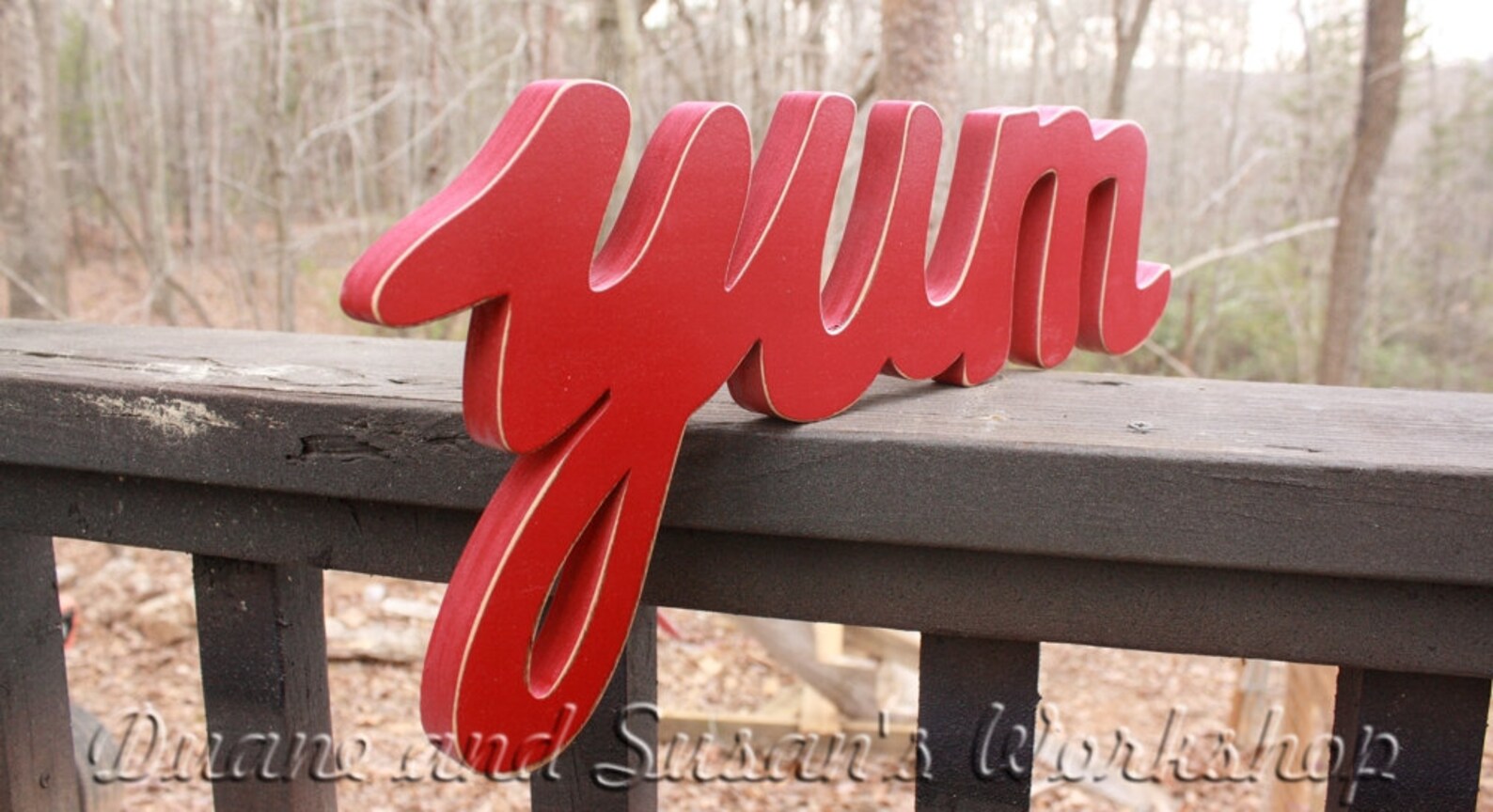 Yum Sign Wall Hanging Wooden Yum Sign Kitchen Sign Wooden | Etsy