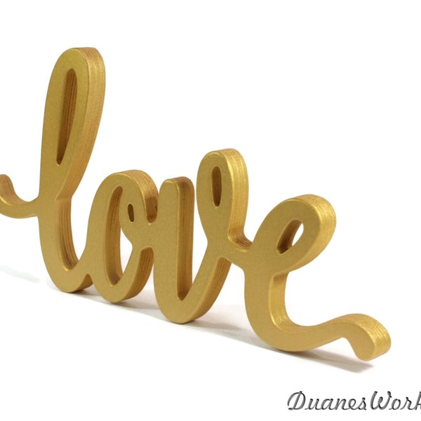 Wooden Love Sign - Etsy