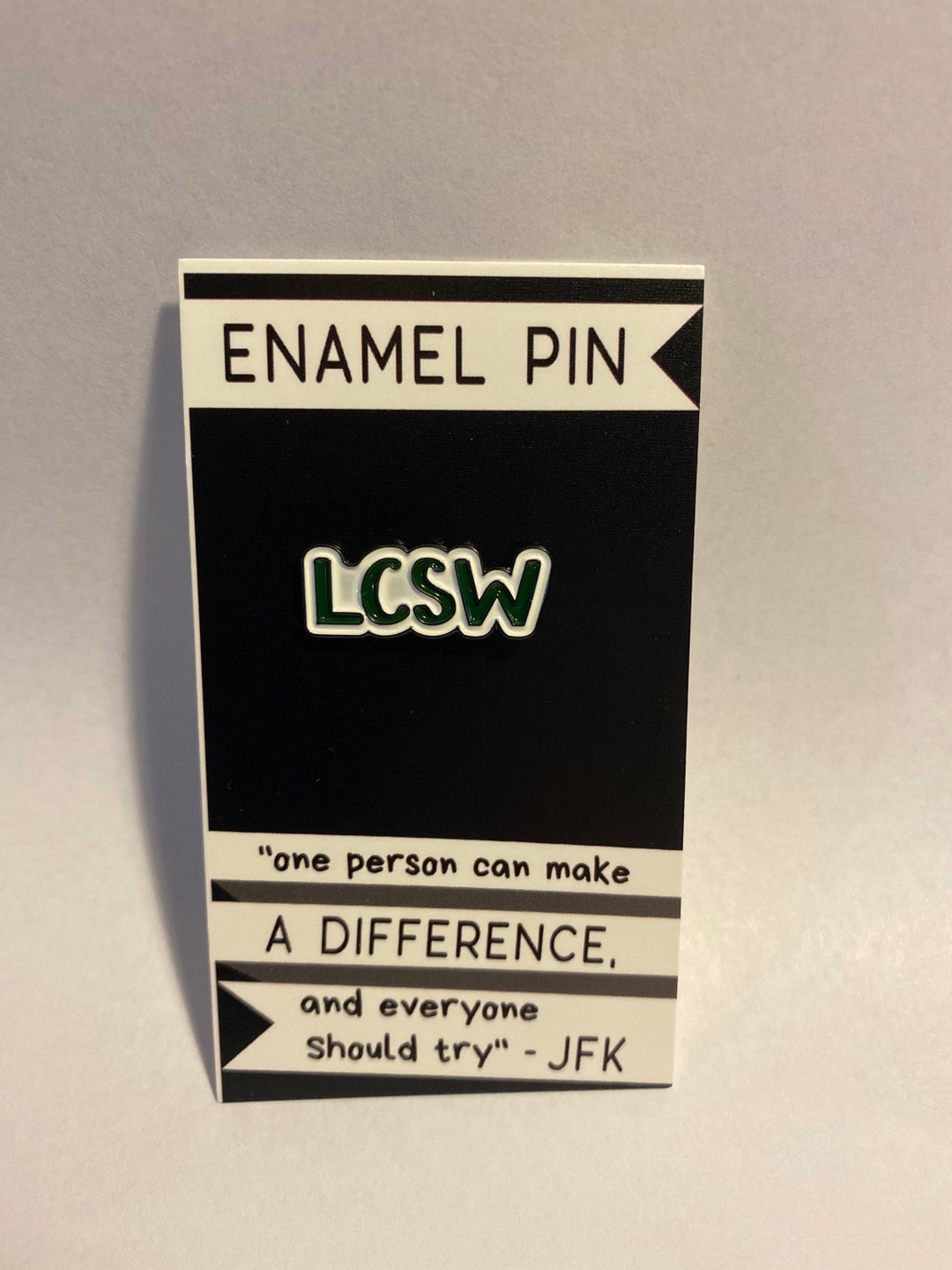 LCSW Social Work Enamel Pin - Etsy