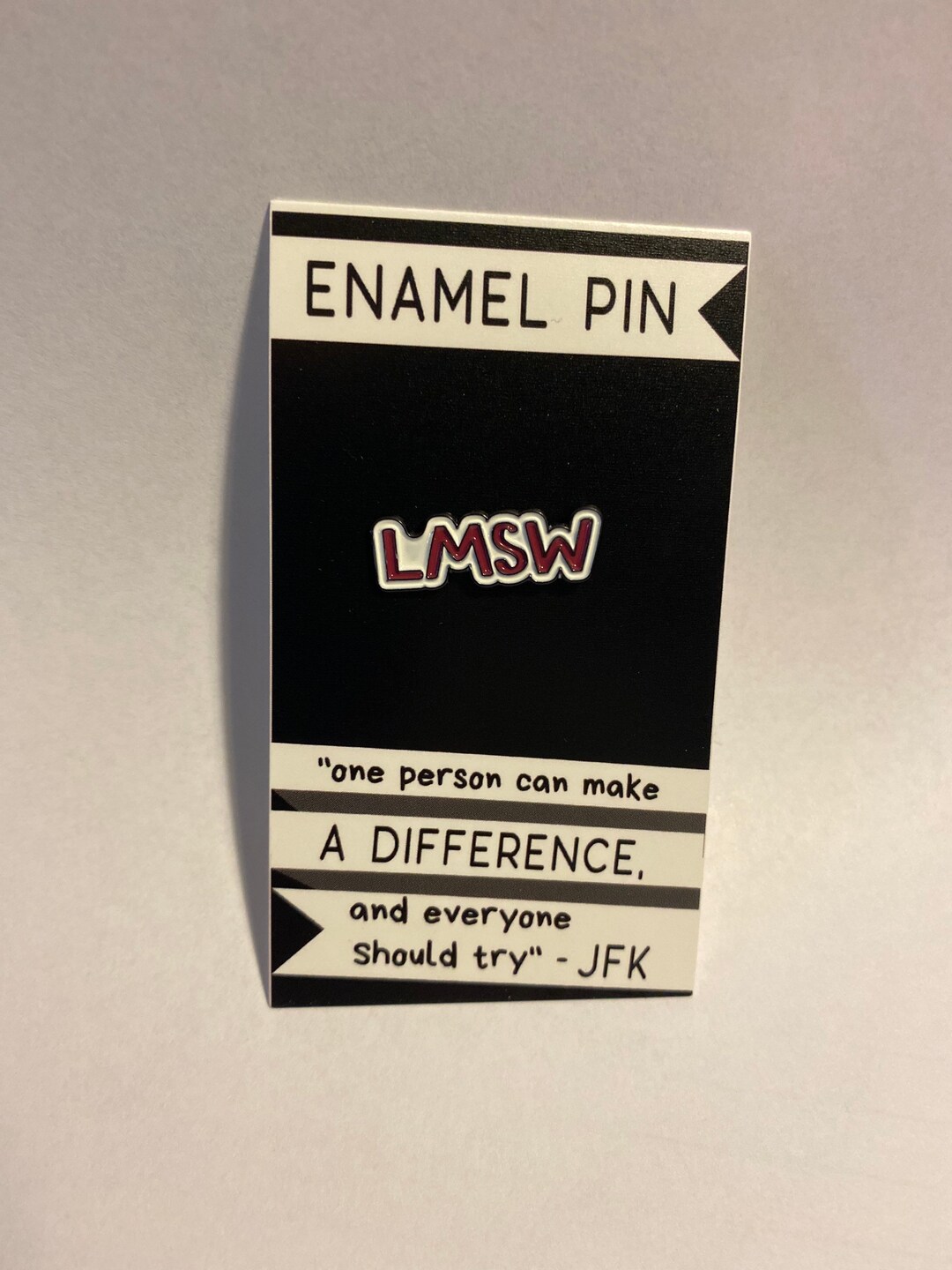 LMSW Social Work Enamel Pin - Etsy
