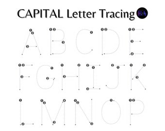 26 Page Upper and Lower Case Tracing Worksheets- Preschool and ...