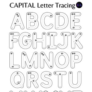 Upper & Lower Case Tracing - Etsy