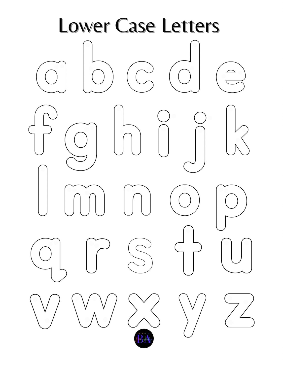 Lower Case Letters - Etsy