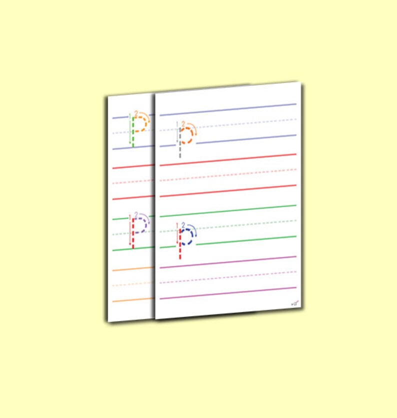 Letter P Worksheet - Color Coded Traceable Letter P Practice Tracing ...
