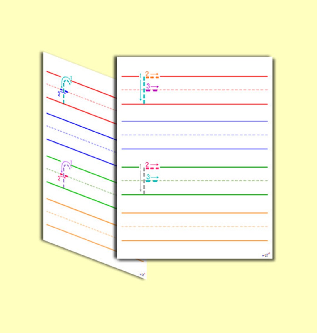 Letter F Worksheet - Color Coded Traceable Letter F Practice Tracing ...