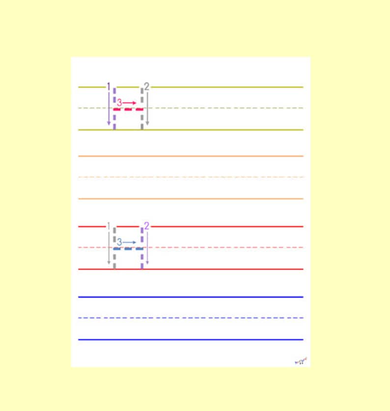Letter H Worksheet - Color Coded Traceable Letter H Practice Tracing ...