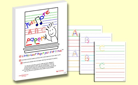 Kidznote® Digital and Printable Alphabet Letter Worksheets With Color ...