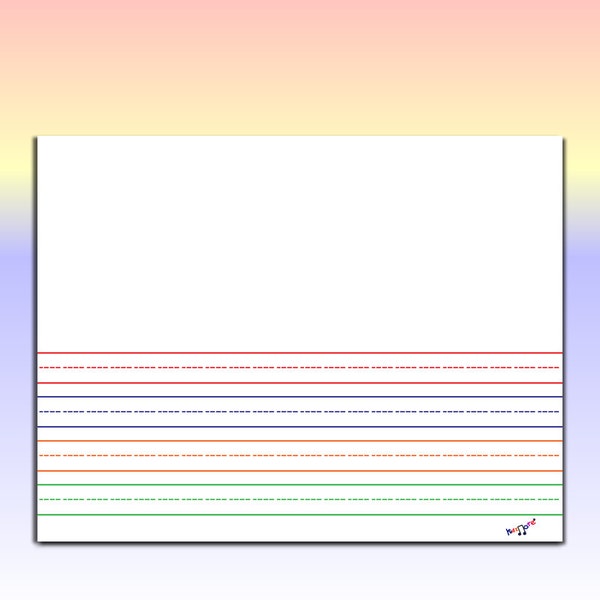 Kindergarten Writing Paper - Etsy