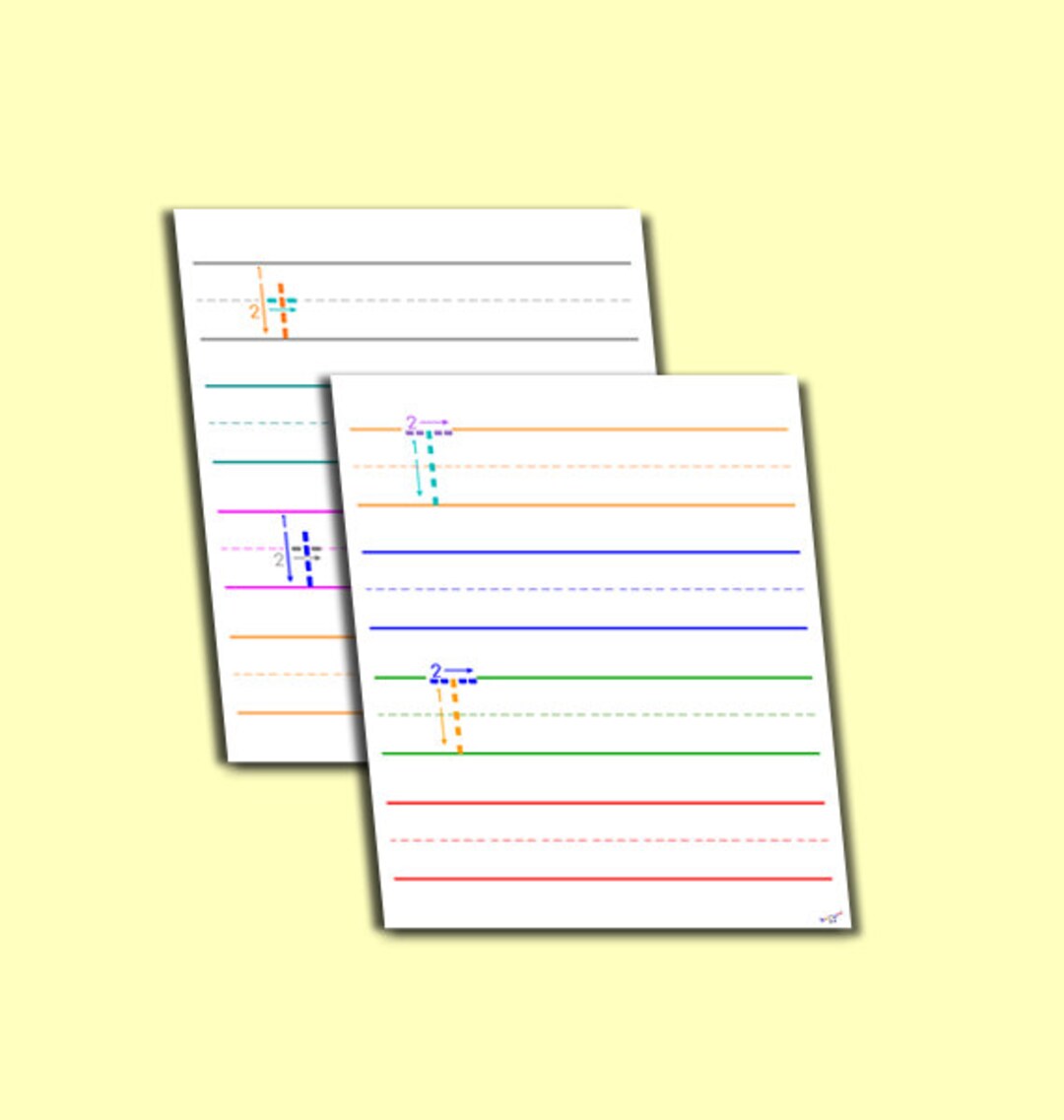 Letter T Worksheets Color Coded Traceable Letter T Practice Tracing ...