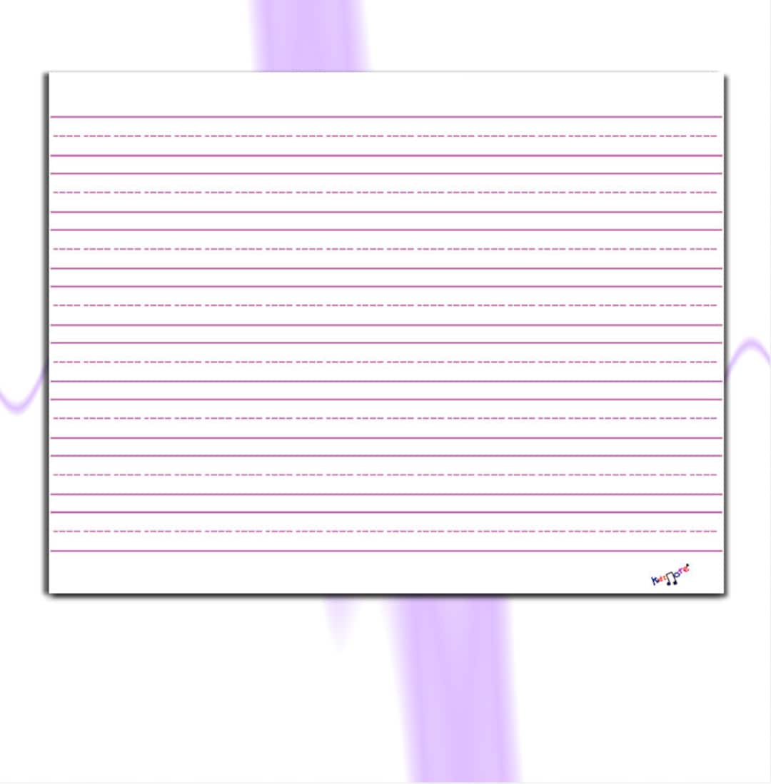 Primary Lined Paper Landscape - Educational Writing Tool for Home ...