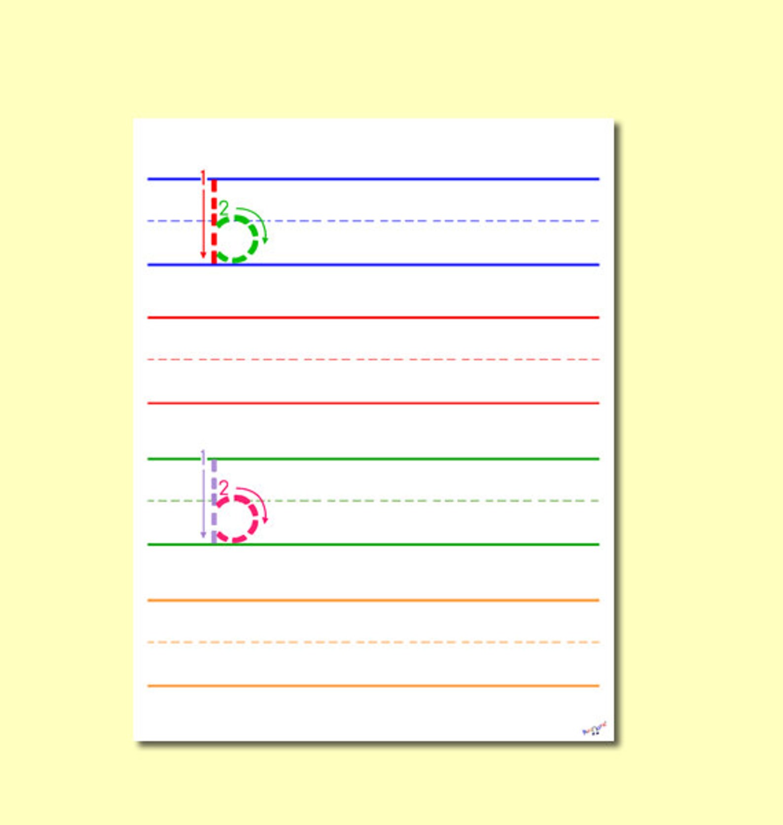 Letter B Worksheet - Color Coded Traceable Letter B Practice Tracing ...