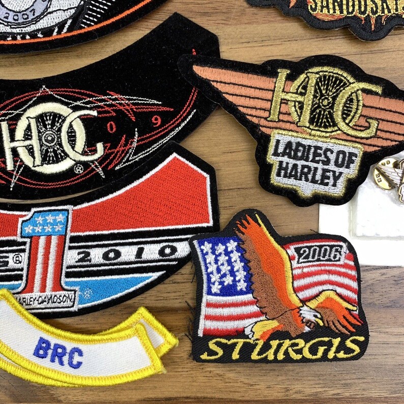HOG Harley Davidson Patches Pins 15 2004 Member Owners Biker 2006 ...