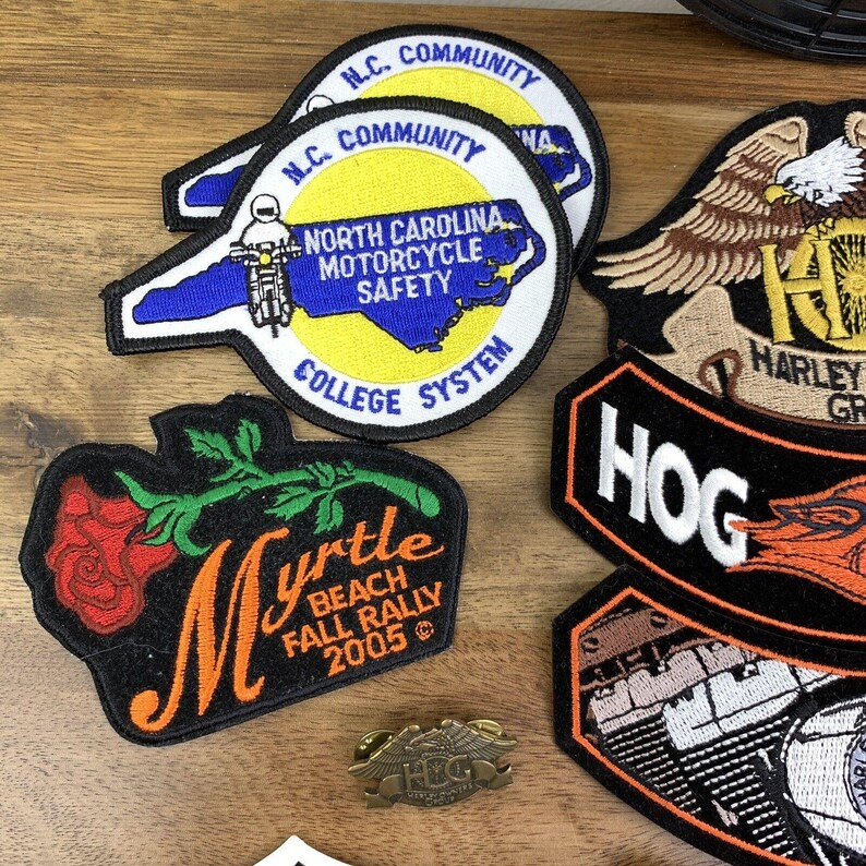 HOG Harley Davidson Patches Pins 15 2004 Member Owners Biker 2006 ...