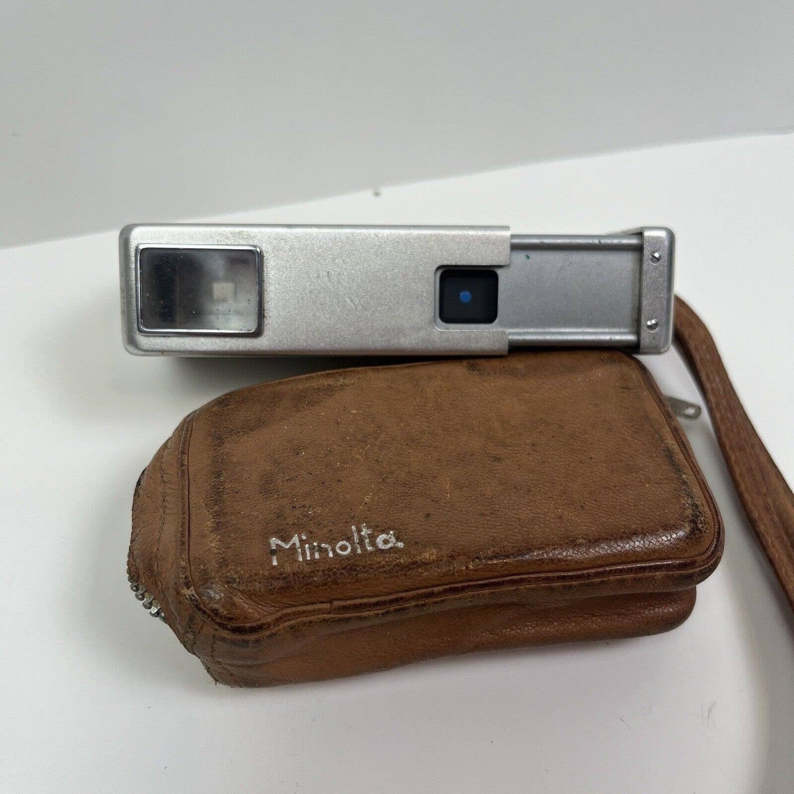 Vtg 60s MINOLTA-16 Camera Rokkor 3.5/25 Lens 16mm Spy Subminiature W ...