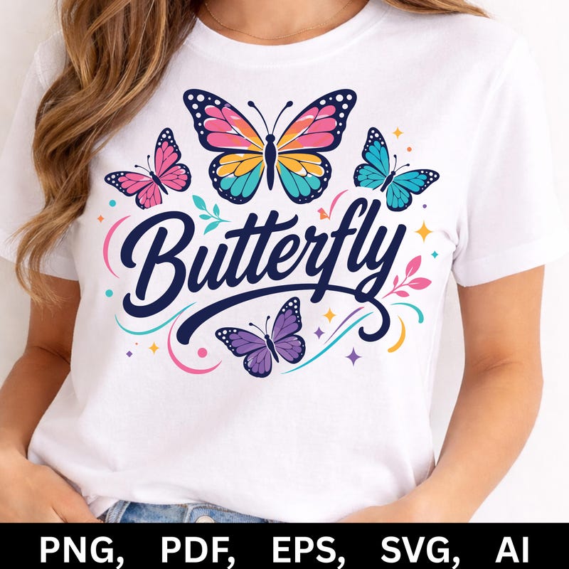 Graphic Tshirts Butterfly - Etsy